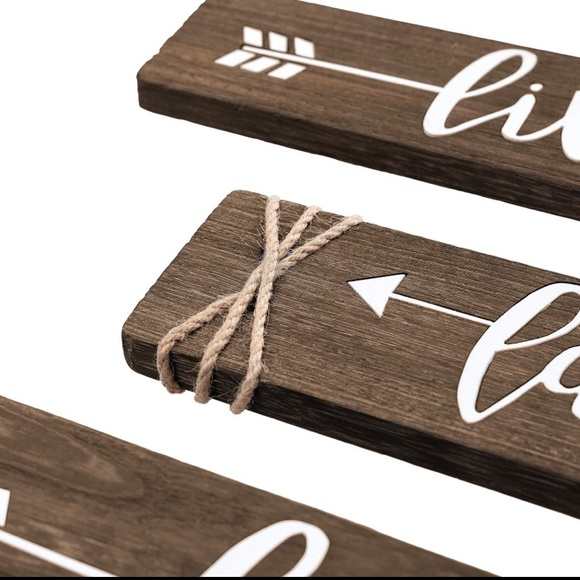 Accessories | Rustic Wood Arrow Sign Wall Decor | Poshmark
